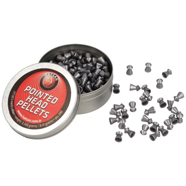 HATSAN Pointed Head Pellets 4,5mm (200τμχ) - ΚΑΤΑΔΡΟΜΕΑΣ CLUB