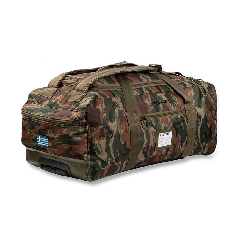 Σακ Βουαγιάζ ARMYRACE 90lt Τροχήλατο Ελληνικής Παραλλαγής 703 - ΚΑΤΑΔΡΟΜΕΑΣ CLUB