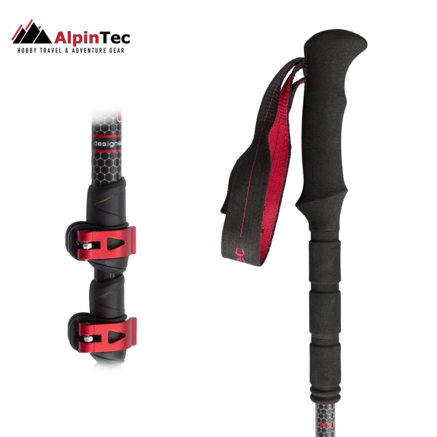 Μπατόν Πεζοπορίας AlpinTec (Ζευγάρι) Pindos C81BL Black - ΚΑΤΑΔΡΟΜΕΑΣ CLUB