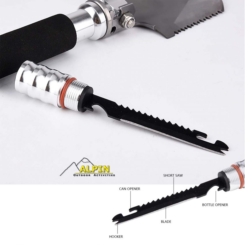 Φτυάρι Tactical Πολυεργαλείο 420HC Stainless Steel της Alpin Outdoor ...