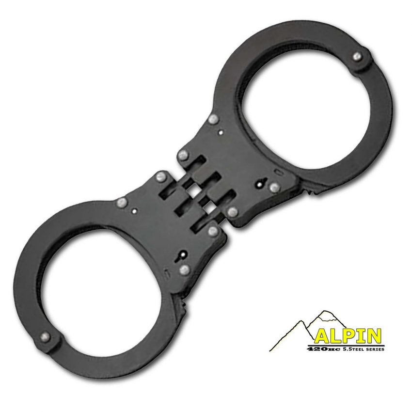 Χειροπέδες με Τριπλό Μεντεσέ Black Finished της Alpin Outdoor ...