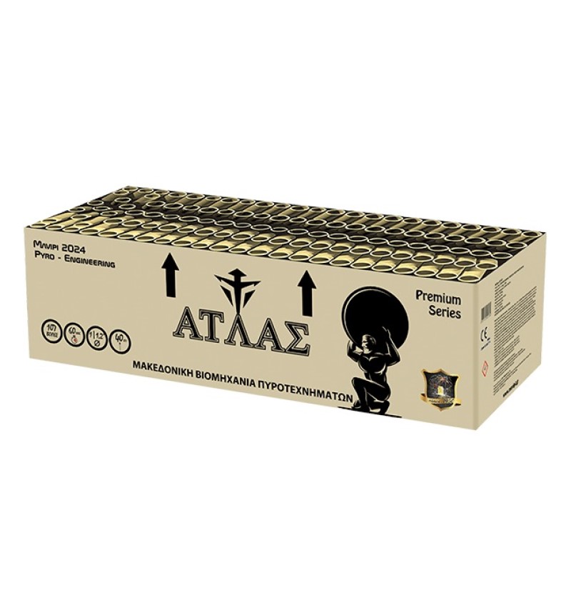 Πυροτέχνημα Premium Series Άτλας 107 Βολές - ΚΑΤΑΔΡΟΜΕΑΣ CLUB